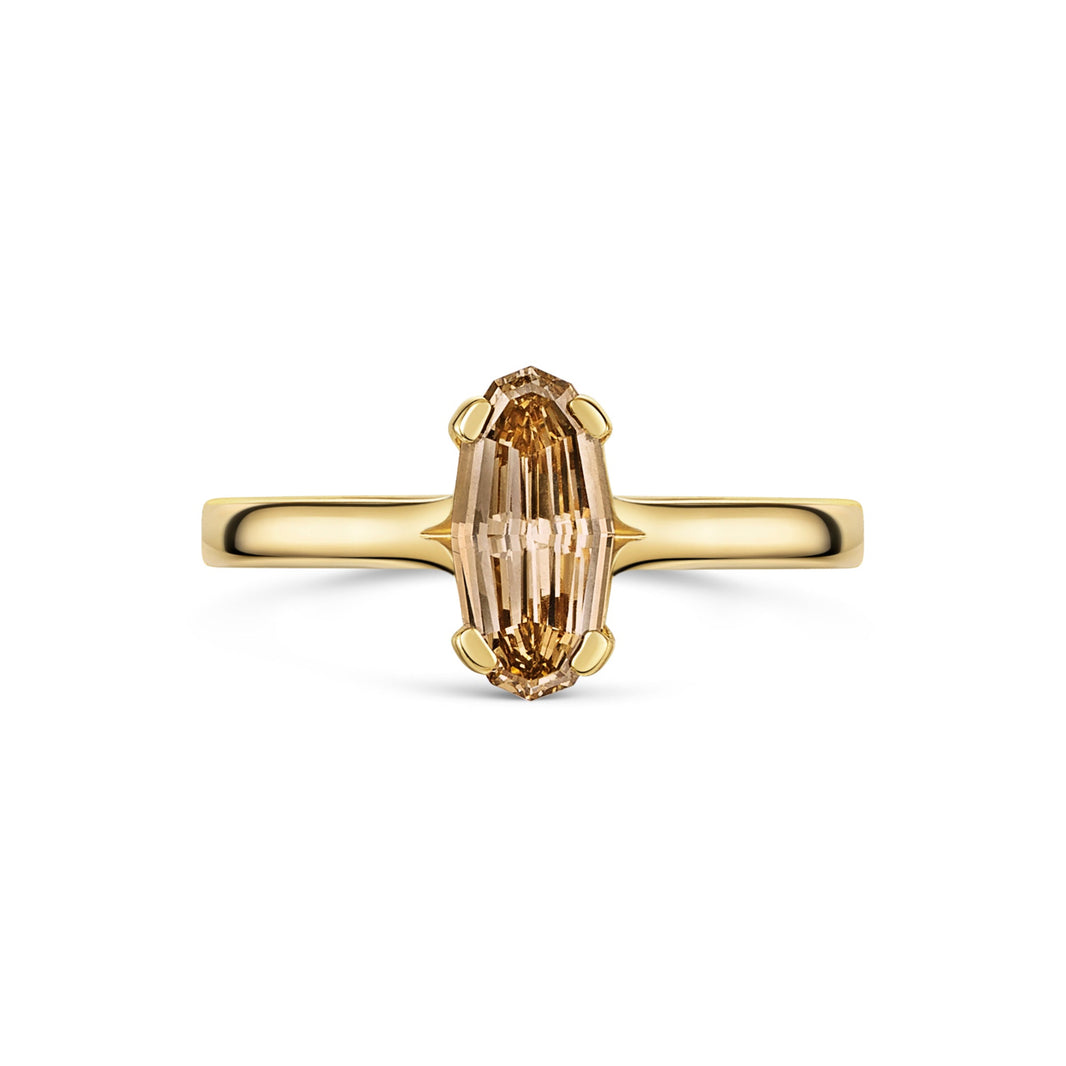 Brown Diamond Rings | Champagne & Cognac Diamonds UK – Poppy Elder Fine ...